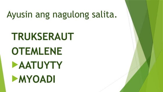 TULA- Filipino 7- MeLC based............. | PPTX