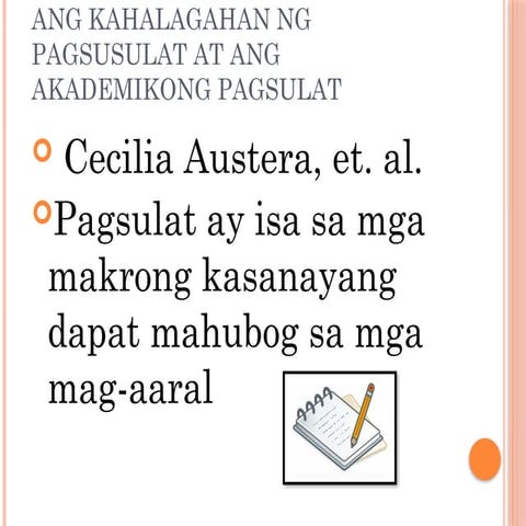 Ang Kahalagahan ng Pagsusulat-2 .pptx