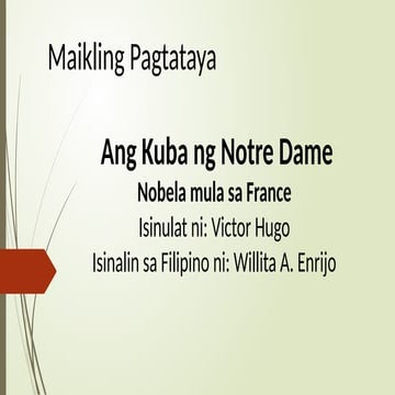 ANG-KUBA-PAGTATAYA Grade 10 lesson .pptx