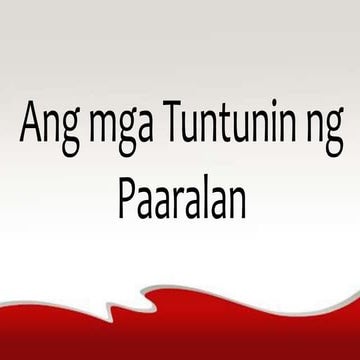 Ang mga Tuntunin ng Paaralan | PPTX