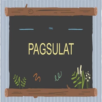 Ang makrong kasanayan sa pagsulat ay mahalaga at dapat tangkilikin. | PPTX