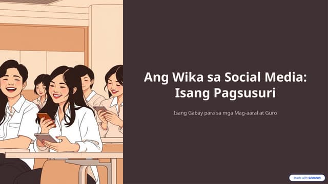 gamit ng wika sa social media KOMUNIKASYON AT PANANALIKSIK SA WIKA AT KULTURANG PILIPINO.pptx