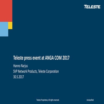 Teleste ACE8 - Updated March 2020 | PPTX