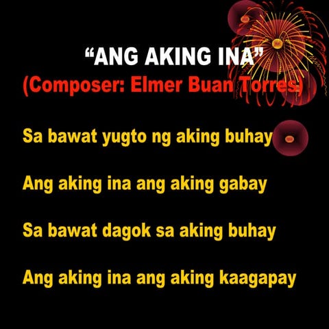 Ang aking ina | PPT