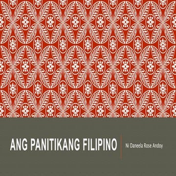 Panitikang Filipino | PPTX