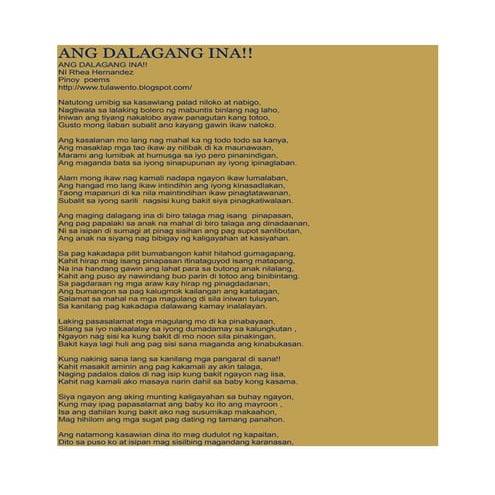 Ang dalagang ina | PDF