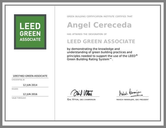 ARCH ALDO RAFFO -LEED Green Associate | PPT