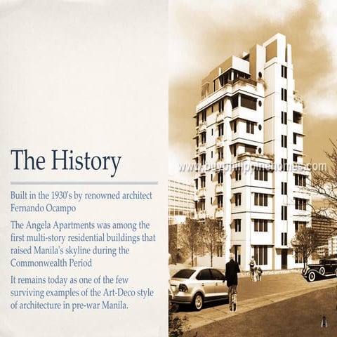 The Angela Apartments @ Malate, The Heritage | PDF