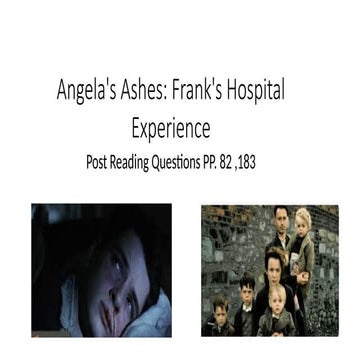 Angela's Ashes Post Reading .pptx by frank | PPTX
