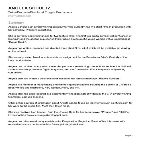 Angela Schultz | PDF