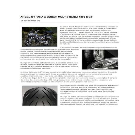 ANGEL GT PARA A DUCATI MULTISTRADA 1200 S GT | PDF
