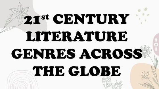 Emerging 21st Century Literary Genres; 21st Century Literature from the ...