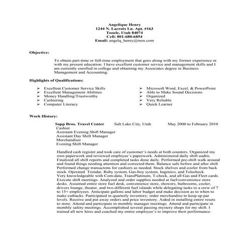 Angelique Henry | PDF