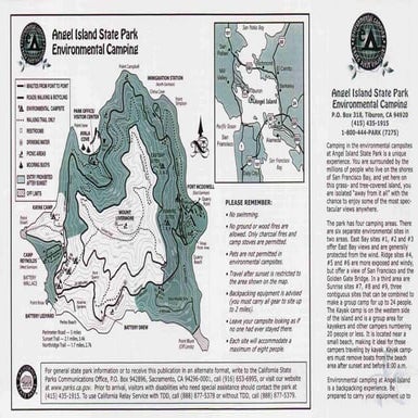 Angel Island State Park Campground Map | PDF