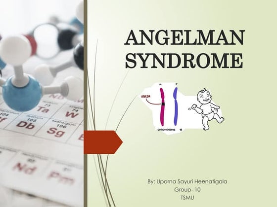 Angel Man syndrome presentation powerpoint | PPT