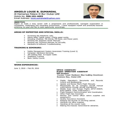 Angelo new cv | DOCX