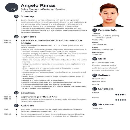 CV.Angelo Rimas | PDF