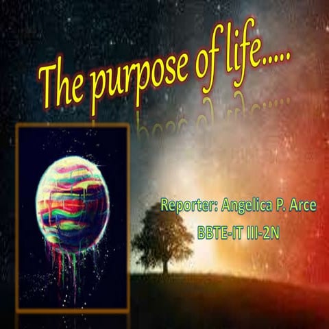 Purpose of life | PPTX