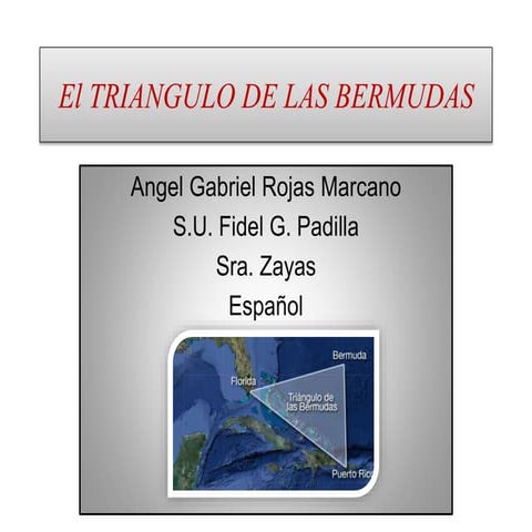 El triangulo de las bermudas | PPSX