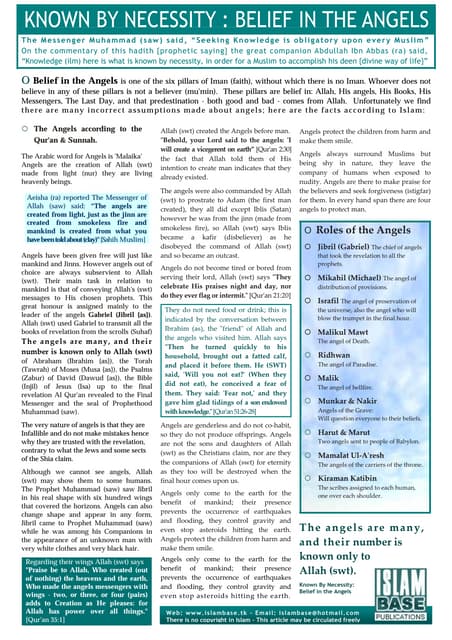 The Story of Hazrat Jibreel story of Hazrat Jibril.pdf | Christianity ...
