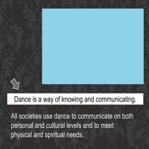 The Elements of Dance | PPTX