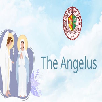 The Angelus Prayer during Morning, Lunch, Evening and Midnght | PPT