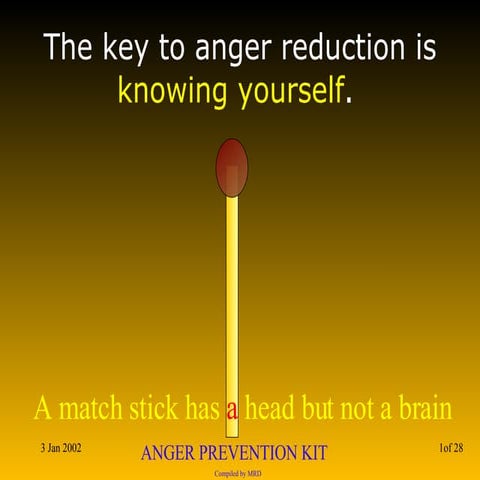 Anger management ppt | PPTX