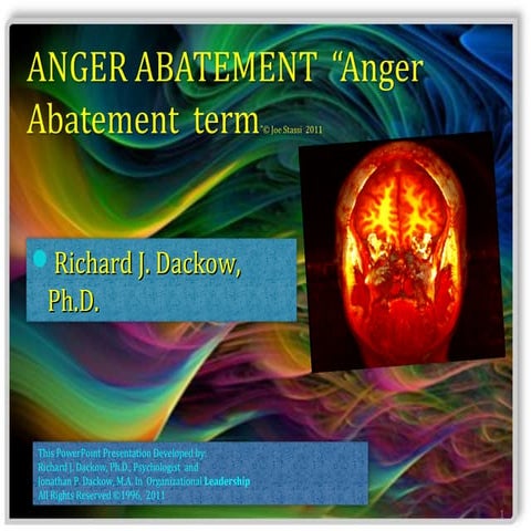 Anger Abatement Orientation Presentation | PPT