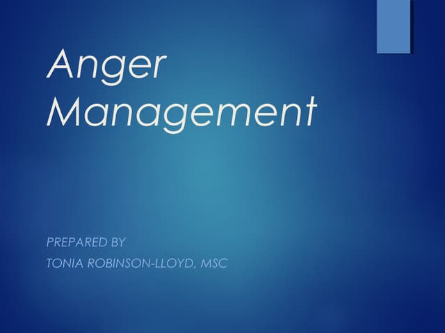 Group Therapy for Anger Management Curriculum | PDF