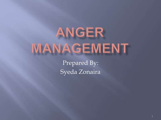 Anger management | PPT