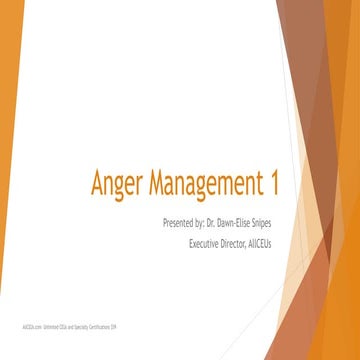 Anger management 1 | PPTX