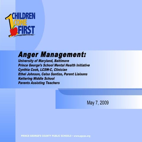 Anger management for_staff_revised | PPT
