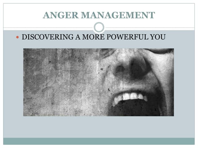 Anger Management | PPT