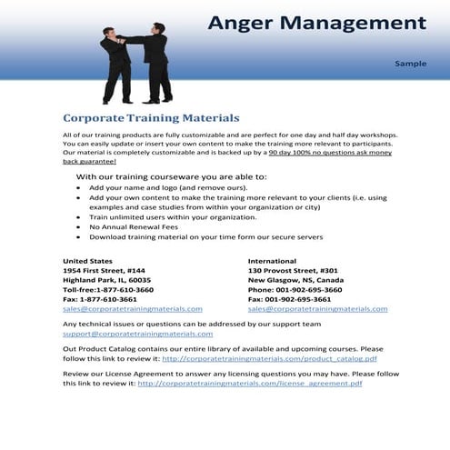 Anger management sample | PDF