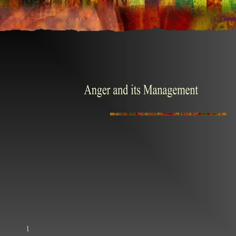 Anger managemnnt | PPT