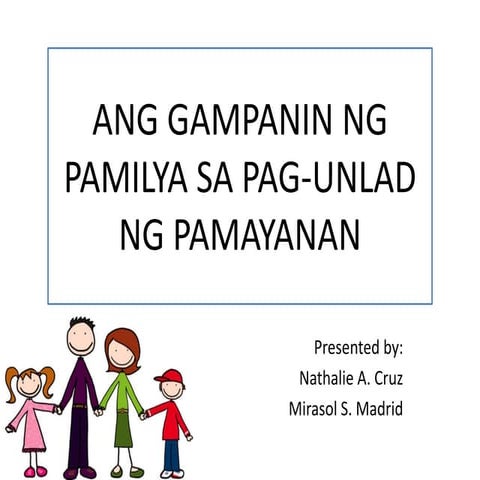Aralin : Ang Pamilya- Mapagmahal ( Loving) | PPTX
