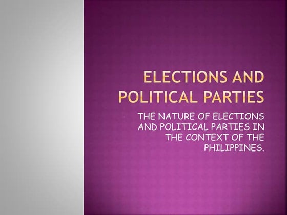 LEGISLATIVE BRANCH: PHILIPPINE PARTY LIST SYSTEM | PPT