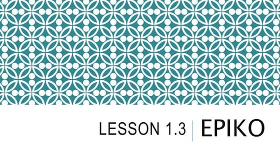 Mga Epiko sa Pilipinas | PPTX