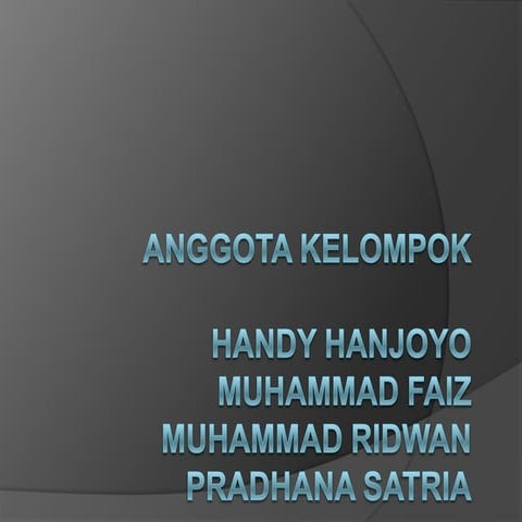 Anggota kelompok | PPTX
