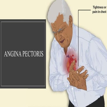angina.pptx | Heart and Cardiovascular Diseases | Diseases and Conditions