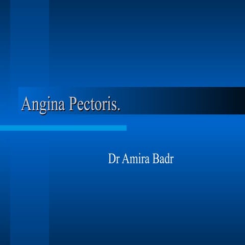 Angina and Myocardial Infarction Pharmacology.ppt