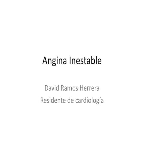 Tema 5. Sindromes Coronarios 2018 | PPT