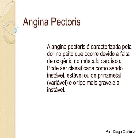 Angina pectoris | PPTX