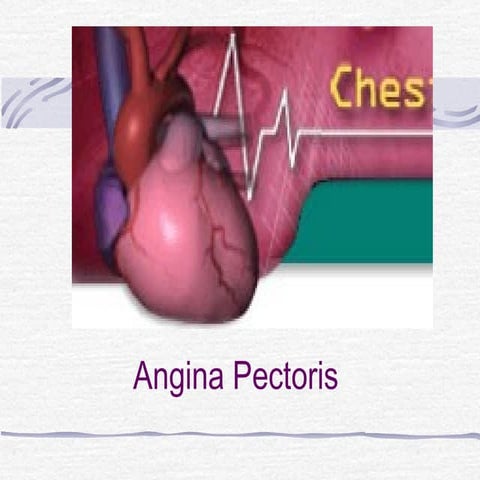 Angina pectoris | PPT