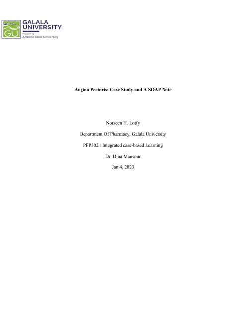 Angina Pectoris(Adult Health Nursing-I).pptx