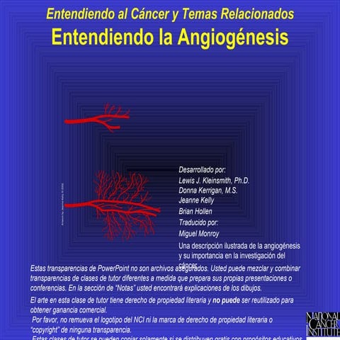 Entendiendo la Angiogénesis | PPT