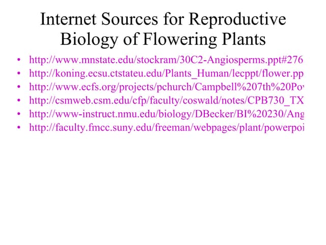Life cycle of flowering plants | PPTX