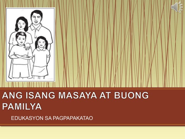 Ang Kwento ng Aking Pamilya | PPTX