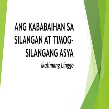 Ap 7 gampanin ng mga kababaihan | PPTX