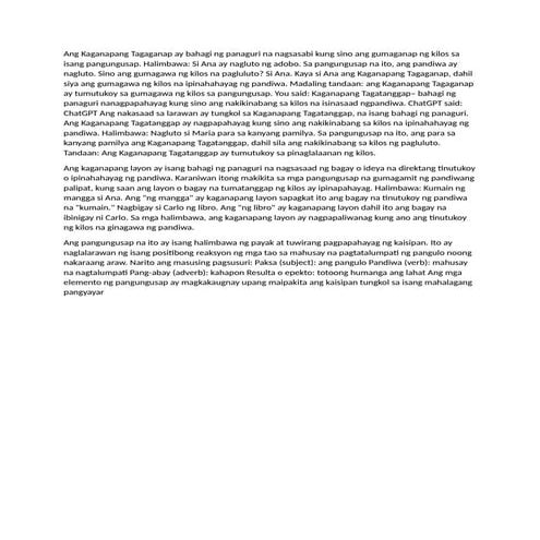 Kaganapan ng pandiwa | PPTX